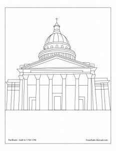 Free Paris Coloring Pages for Download (Printable PDF)